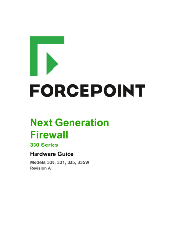 Forcepoint 330 Series, 331, 335, 335W Hardware Manual | Manualzz