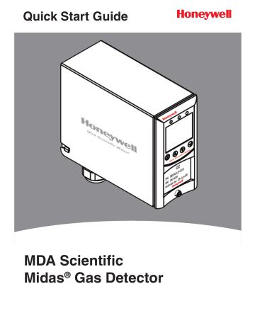 Honeywell Midas-E-O2 Quick Start Manual | Manualzz