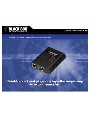 Black Box LB300A-RACK Specifications | Manualzz