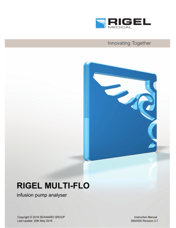 Rigel MULTI-FLO Instruction Manual | Manualzz
