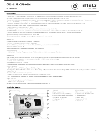 iNels CU3-01M Manual | Manualzz