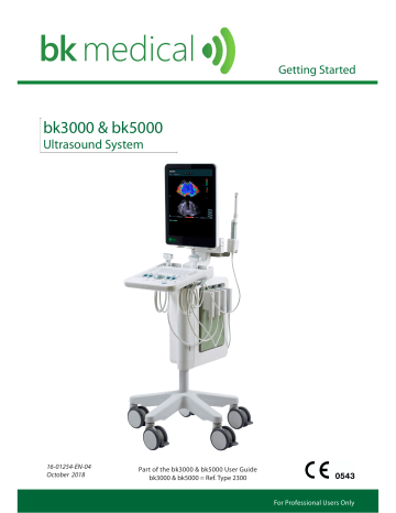 BK Medical bk3000, bk5000, flex focus series Getting Started | Manualzz