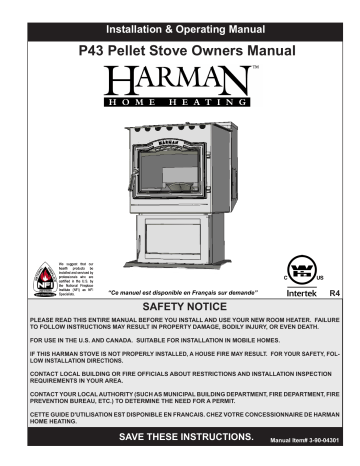 Harman P43 Owner's Manual | Manualzz