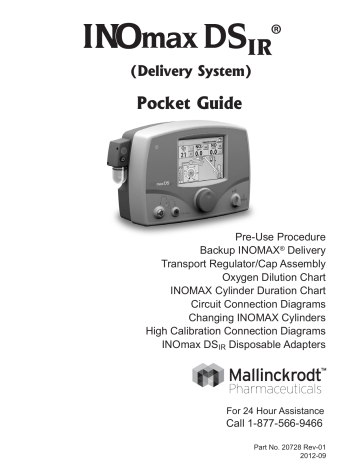 Mallinckrodt INOmax DSIR Pocket Manual | Manualzz