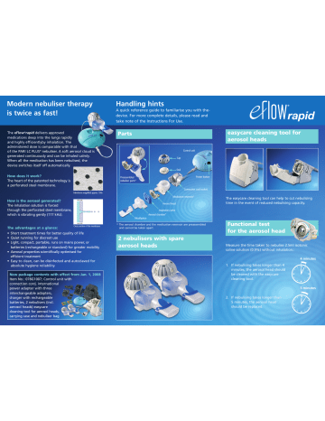 Pari eFlow rapid Manual | Manualzz