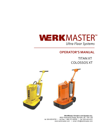 WerkMaster TITAN XT Operator's Manual | Manualzz