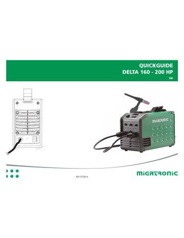 Migatronic DELTA 160 HP Quick Manual | Manualzz