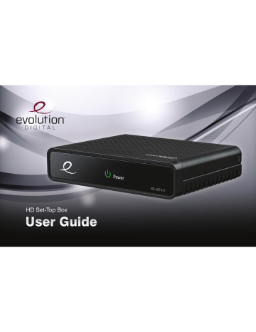 Evolution Digital HD Set-Top Box, HD-uDTA-E User Manual | Manualzz