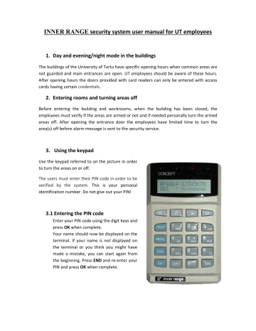 UT INNER RANGE User Manual | Manualzz