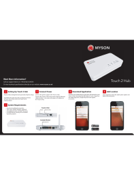 Myson Touch 2 WiFi - User manual, Manual