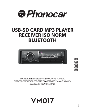 Phonocar VM 017 Instruction Manual | Manualzz