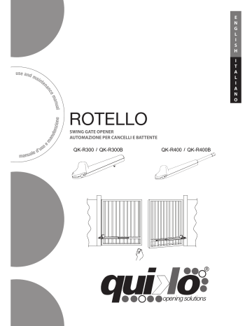 quiko Rotello QK-R300 Use And Maintenance Manual | Manualzz