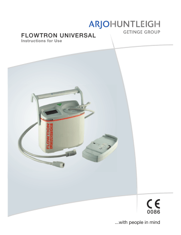 Arjohuntleigh FLOWTRON UNIVERSAL Instructions For Use Manual | Manualzz