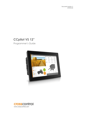crosscontrol CCpilot VS 12” Programmer's Manual | Manualzz