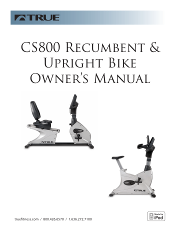 True CS800, LC900 Owner's Manual | Manualzz