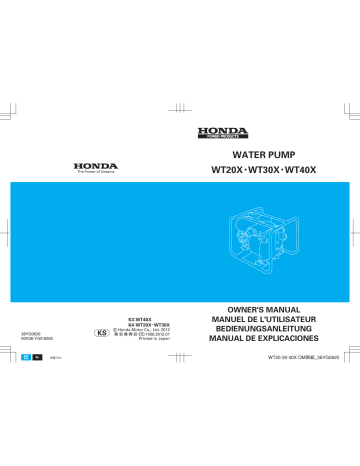 Honda WT20X Owner's Manual | Manualzz