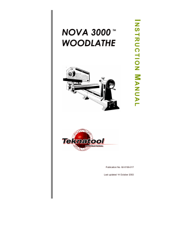 Teknatool NOVA 3000 Instruction Manual | Manualzz