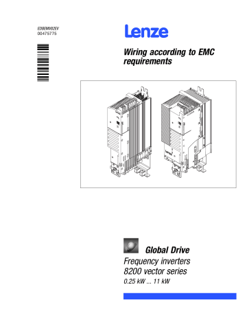 Lenze 8200 vector series Manual | Manualzz