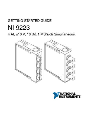 NI 9222 Getting Started Manual | Manualzz