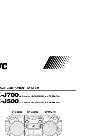 JVC MX-J700 Instructions Manual | Manualzz