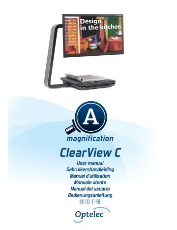 Optelec Clear View C User Manual | Manualzz