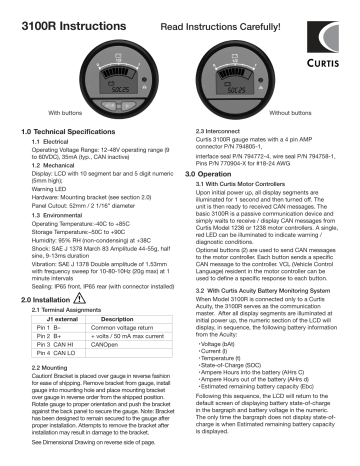 Curtis 3100R Instructions | Manualzz