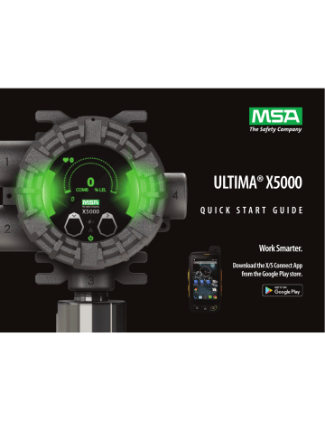 MSA ULTIMA X5000 Quick Start Manual | Manualzz
