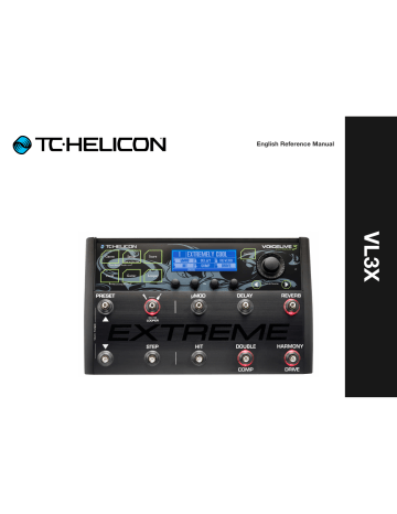 TC-Helicon VL3X Reference Manual | Manualzz