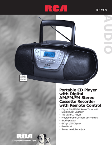 RCA RP-7989 Specifications | Manualzz