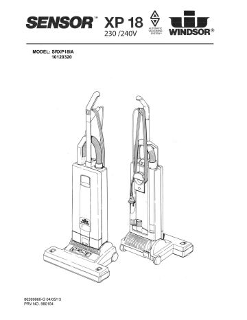 Sensor XP 18 Operator Instructions Manual | Manualzz