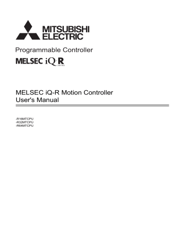 Mitsubishi Electric R16MTCPU, R32MTCPU, R64MTCPU User Manual | Manualzz