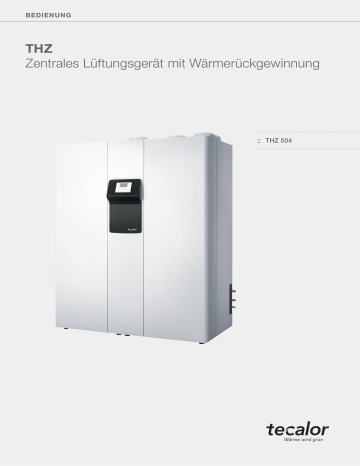 Tecalor Thz 5 5 Eco Bedienungsanleitung