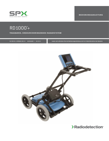 Radiodetection RD1000+ Bedienungsanleitung | Manualzz