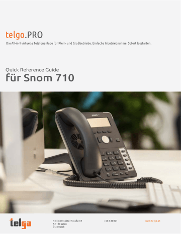 telgo Snom 710 Schnellstartanleitung | Manualzz