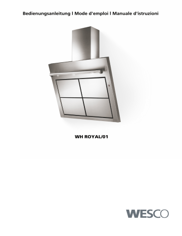 Wesco WH ROYAL/01 Bedienungsanleitung | Manualzz