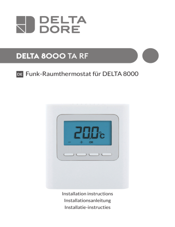 DELTA DORE DELTA 8000 TA RF Installationsanleitung | Manualzz