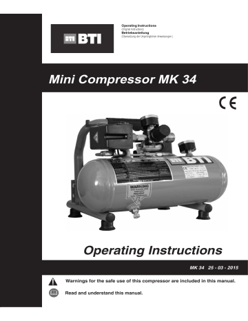 BTI MK 34 Betriebsanleitung | Manualzz