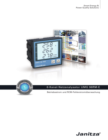 janitza UMG 96RM-E Bedienungsanleitung | Manualzz