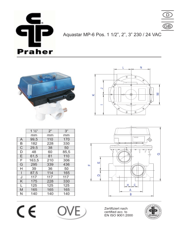 praher Aquastar MP-6 Handbuch | Manualzz