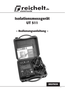 UNI-T UT511 - Manual de operación, Manual