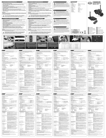 ELRO C960DVR Bedienungsanleitung | Manualzz