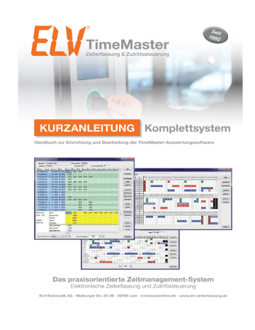 elv Time Master Benutzerhandbuch | Manualzz