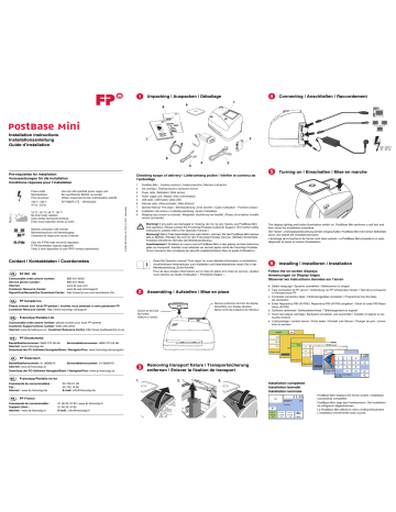 FP PostBase Mini Installationsanleitung | Manualzz