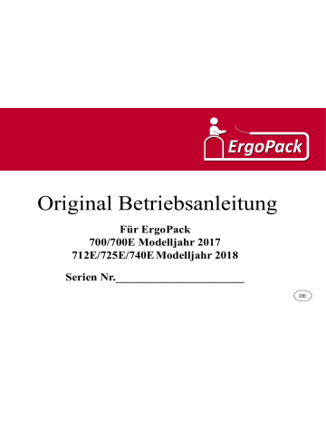 ErgoPack 700 Benutzerhandbuch | Manualzz