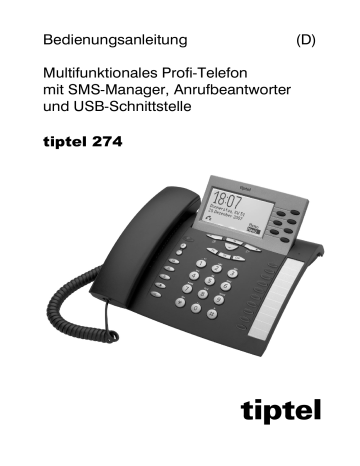 Tiptel 274 Bedienungsanleitung | Manualzz
