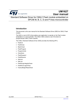 STMicroelectronics SPC560P54L3 - Data Sheet, Reference manual, User manual | manualzz.com
