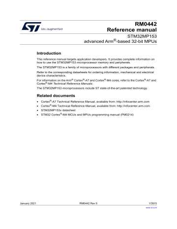 STM32MP153 MCU resource isolation. STMicroelectronics STM32MP153A ...