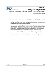 STMicroelectronics STM32H755II - User manual, Programming Manual, Data Sheet