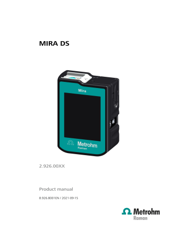 Metrohm MIRA DS Basic Owner's Manual | Manualzz