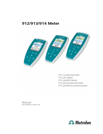 Metrohm 912 Conductometer Owner's Manual | Manualzz